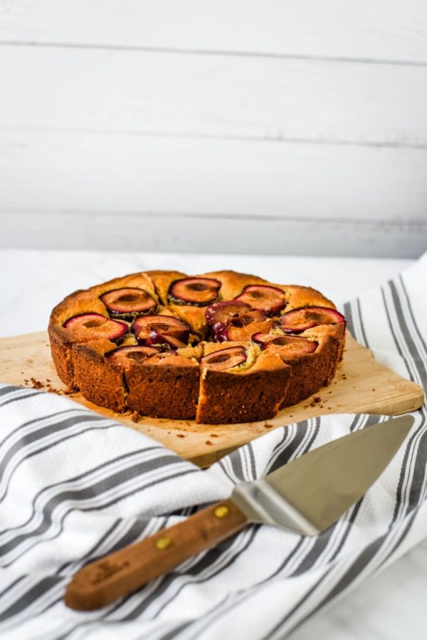 Amazing and Easy Plum Cake Recipe - The Gingered Whisk