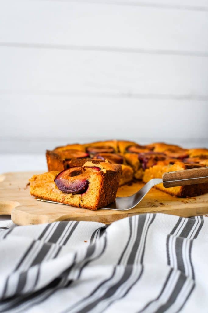 Amazing and Easy Plum Cake Recipe - The Gingered Whisk