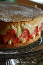 Strawberry Fraisier Cake Recipe - The Gingered Whisk