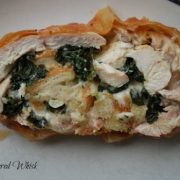 Chicken Ballotine Recipe with Spinach, Cheese and Bread Stuffing