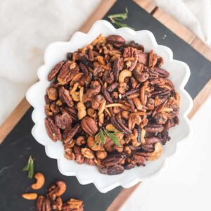 Christmas Spiced Nuts - The Gingered Whisk