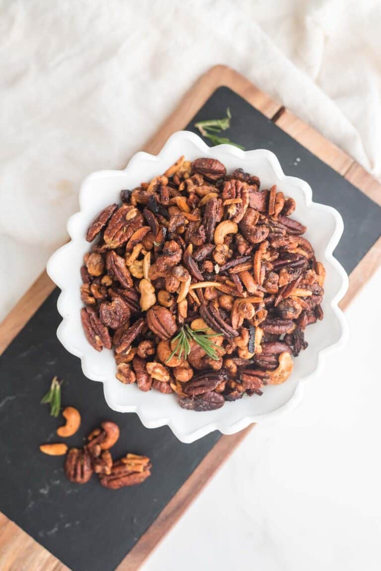 Christmas Spiced Nuts - The Gingered Whisk