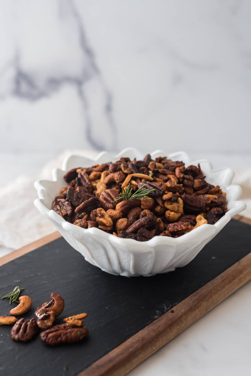 Christmas Spiced Nuts - The Gingered Whisk