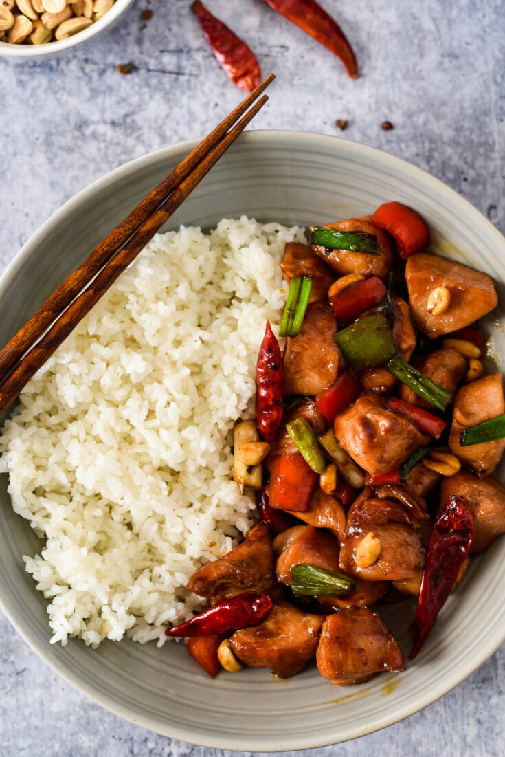 Easy Kung Poa Chicken Recipe - The Gingered Whisk