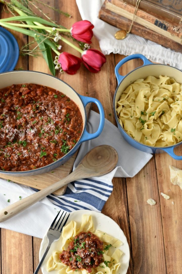 Easy Ground Beef Ragu Recipe - Princess Belle Inspired Recipe
