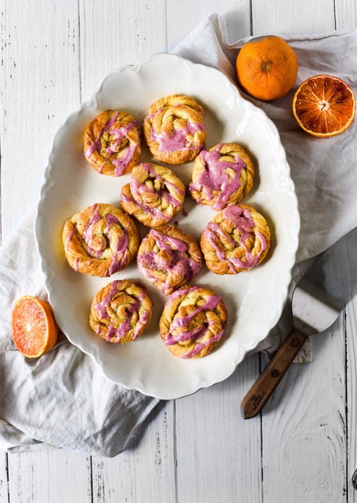 Sun Spear's Spiced Blood Orange Puff Pastry Pinwheels #SpringSweetsWeek