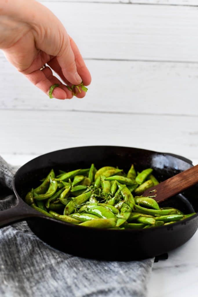 Orange Ginger Sugar Snap Peas Recipe - The Gingered Whisk