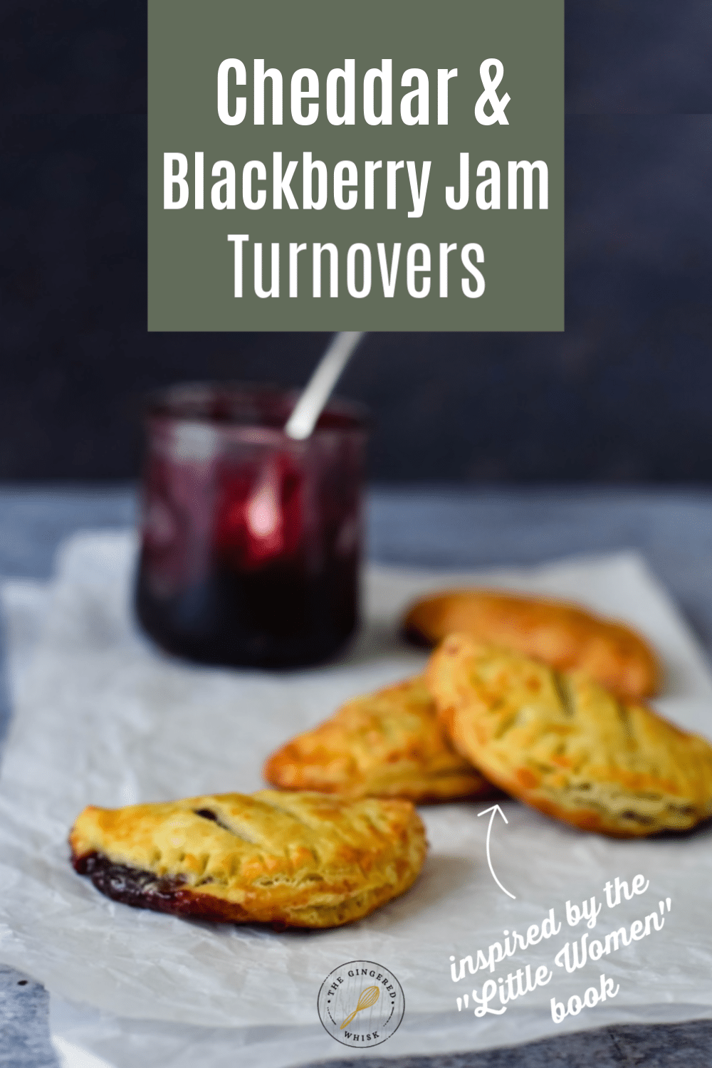 Cheese and Jam Turnovers - The Gingered Whisk