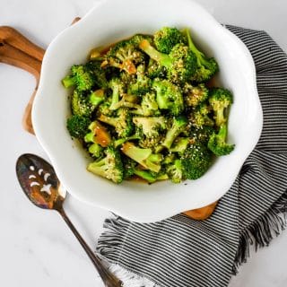 Chinese Broccoli with Garlic Sauce - The Gingered Whisk