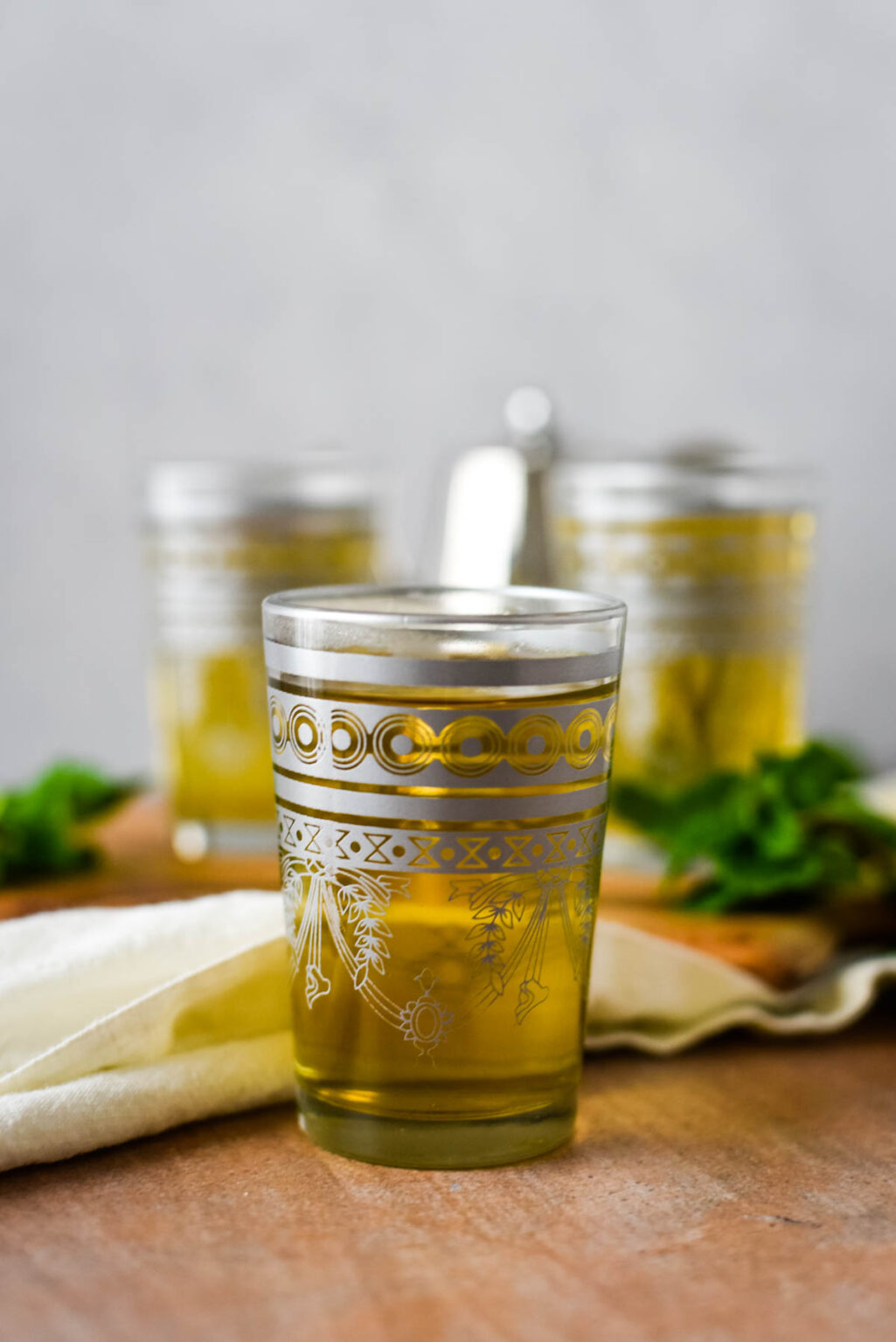 Moroccan Mint Green Tea Recipe - The Gingered Whisk