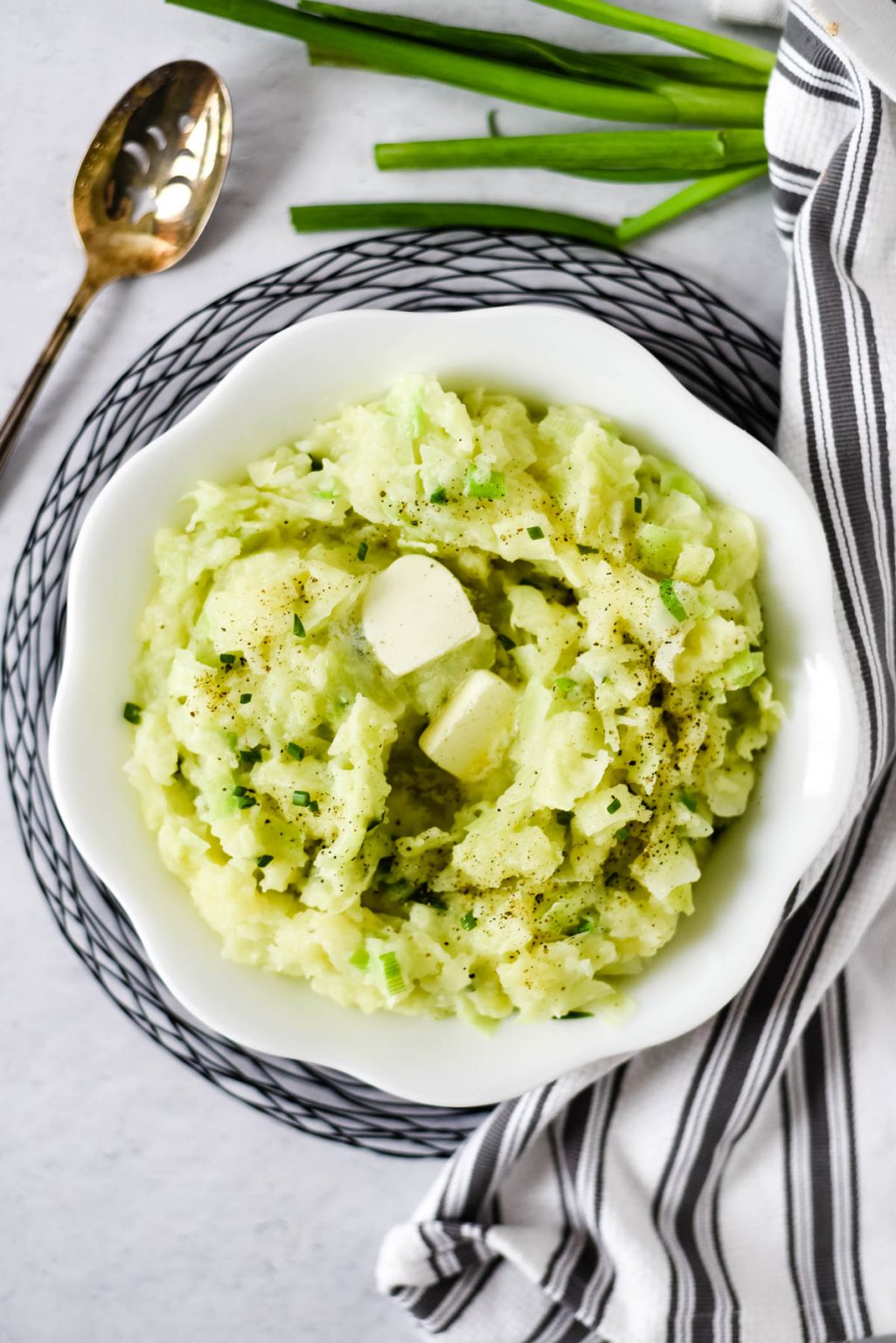Irish Colcannon Mash Potatoes - The Gingered Whisk