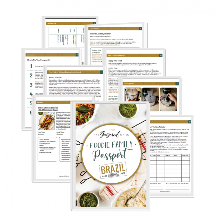 Foodie Family Passport Kits - Family Cooking Adventures