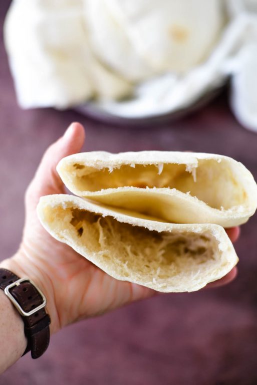Sourdough Pita Bread - The Gingered Whisk