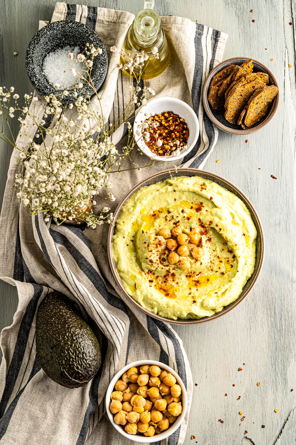 Avocado Hummus - The Gingered Whisk