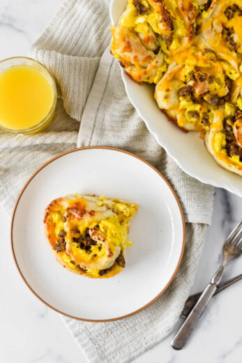 Savory Breakfast Rolls - The Gingered Whisk