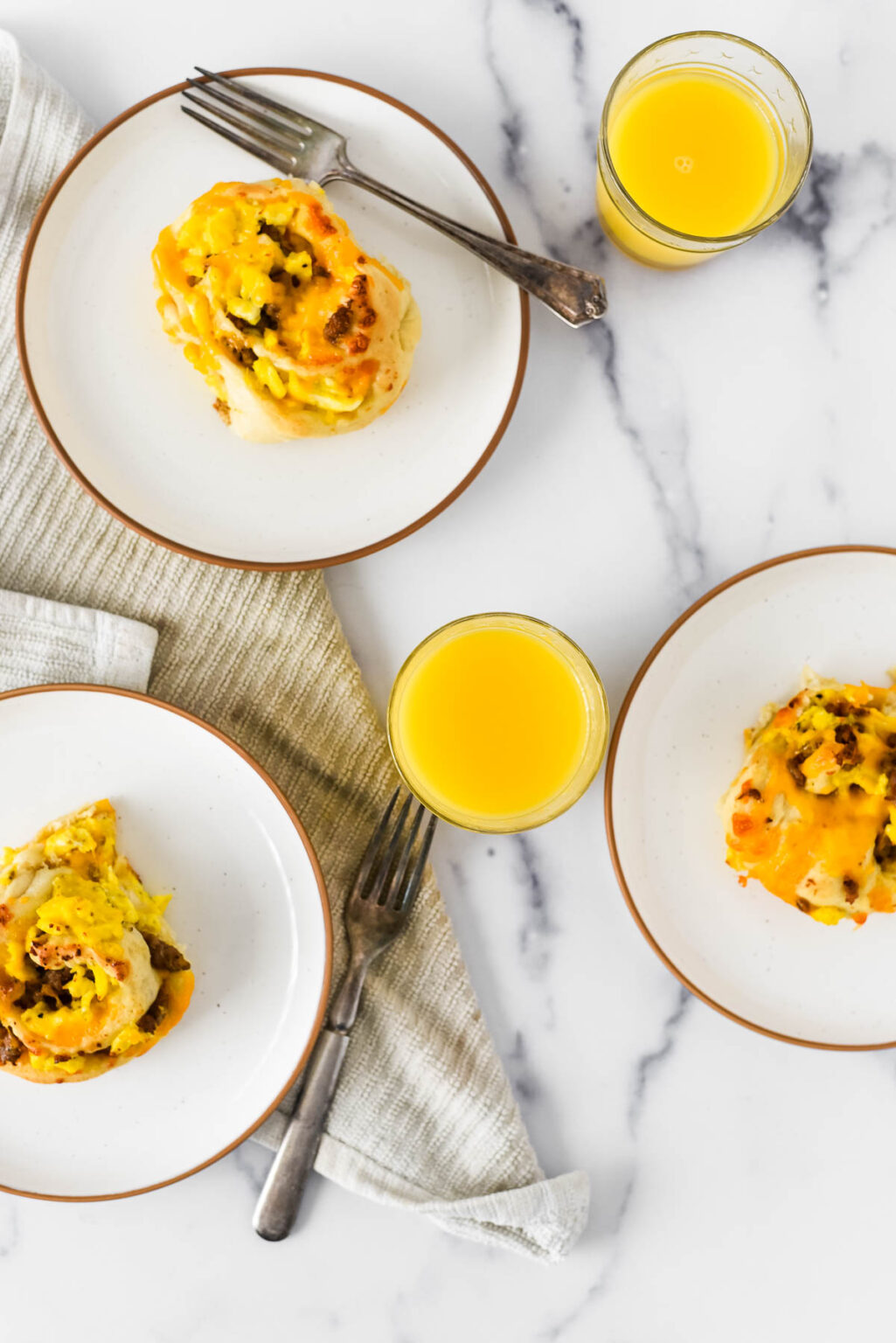 Savory Breakfast Rolls - The Gingered Whisk