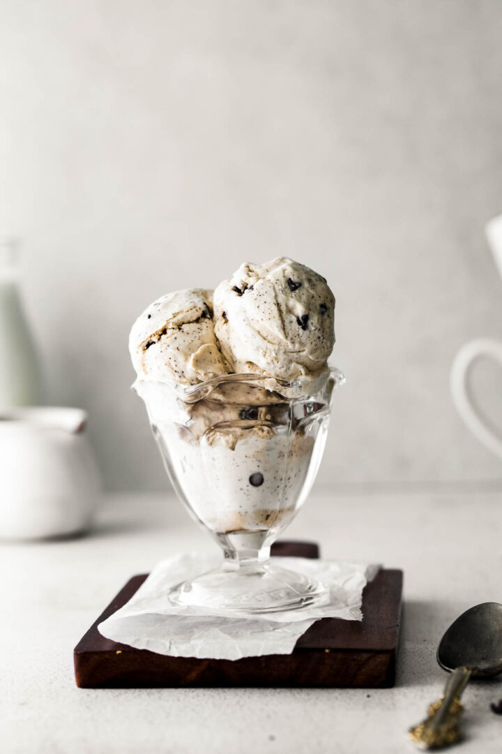 Mocha Chip Ice Cream - The Gingered Whisk