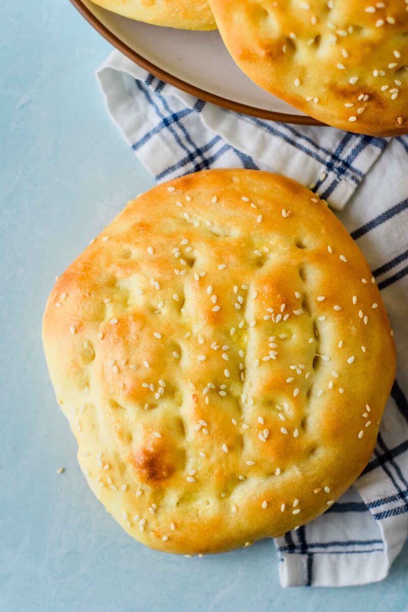 Turkish Pide Bread - The Gingered Whisk