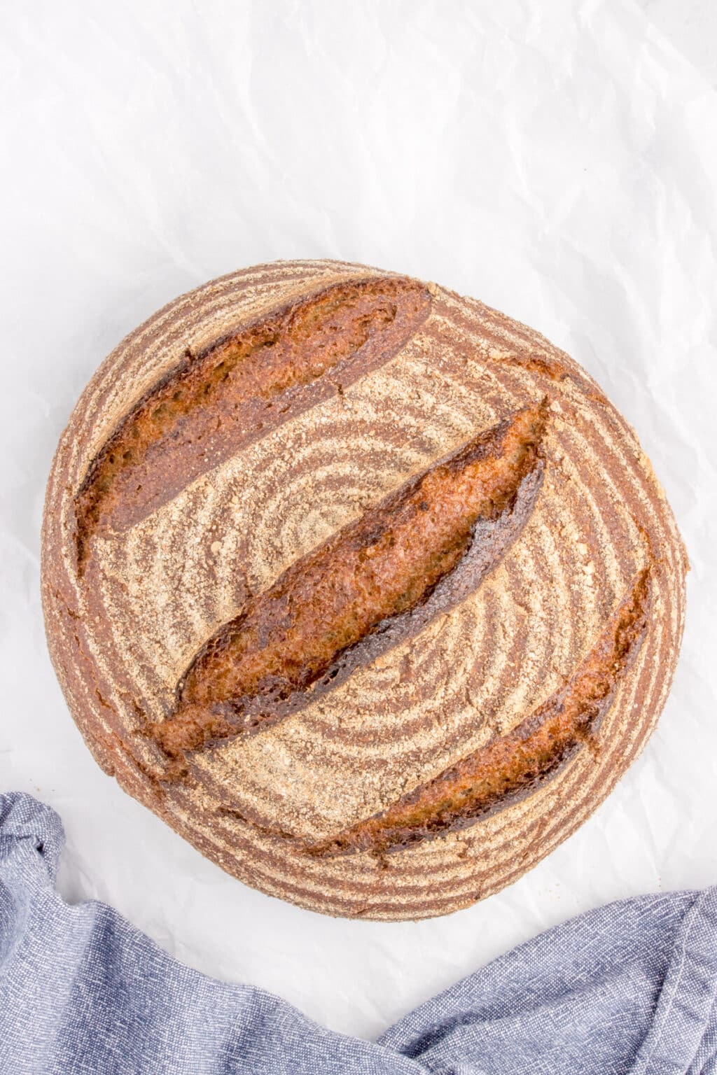 German Rye Sourdough Bread - The Gingered Whisk