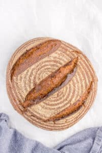 German Rye Sourdough Bread - The Gingered Whisk