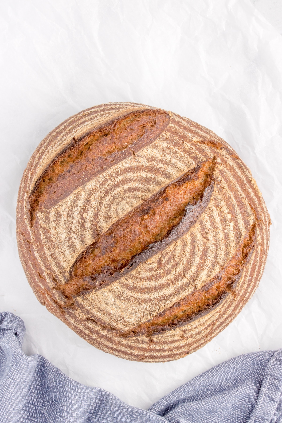 German Rye Sourdough Bread - The Gingered Whisk