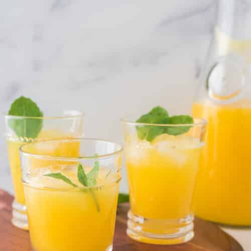 Mango Lemonade - The Gingered Whisk