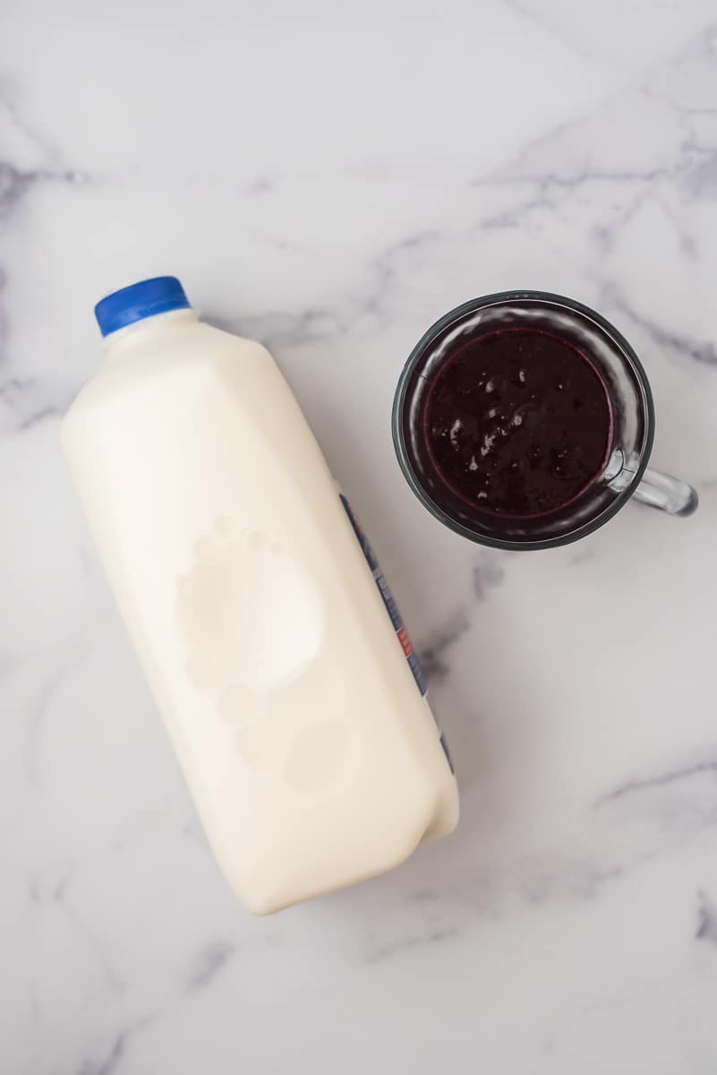 Finnish Blueberry Milk - The Gingered Whisk