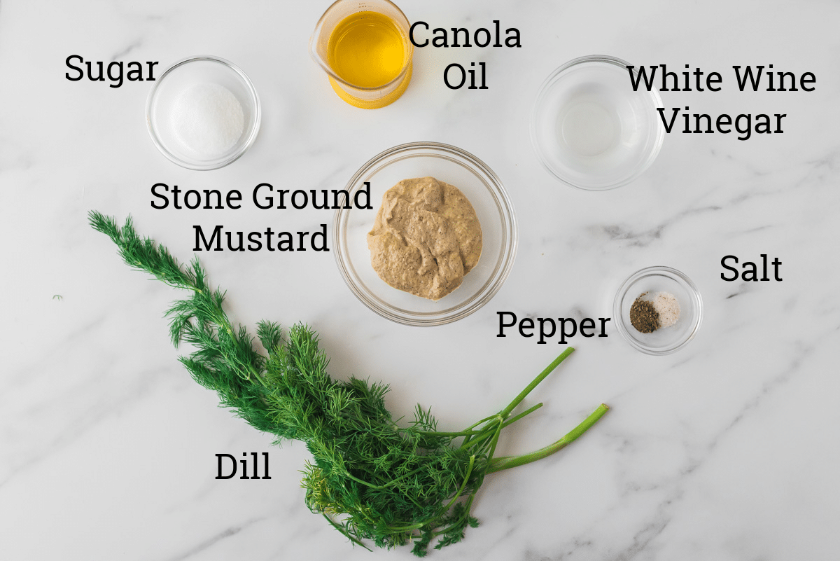 Swedish Mustard and Dill Sauce - The Gingered Whisk