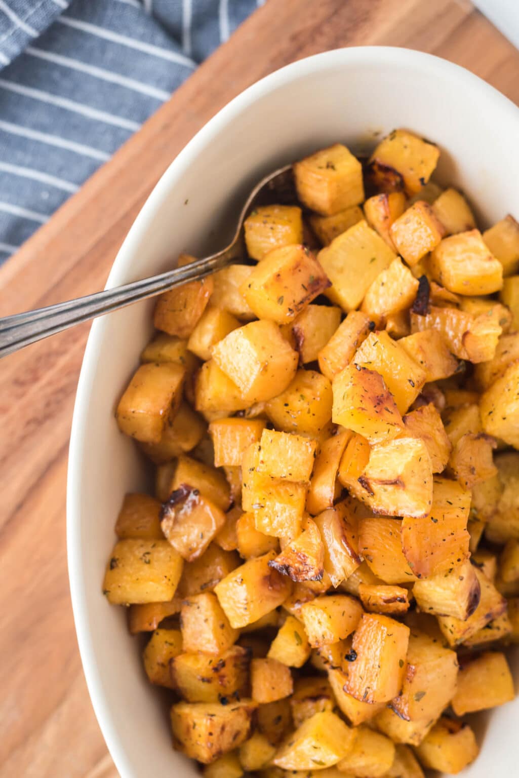 Finnish Maple Roasted Rutabaga - The Gingered Whisk