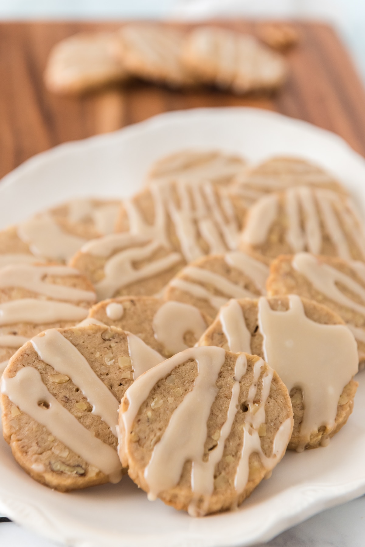 Sourdough Maple Walnut Cookies - The Gingered Whisk
