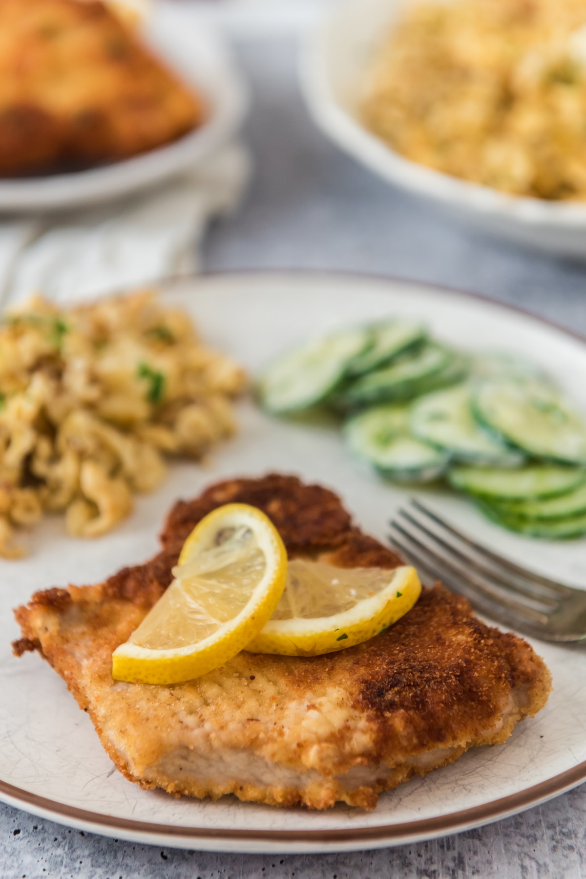 German Pork Schnitzel - The Gingered Whisk