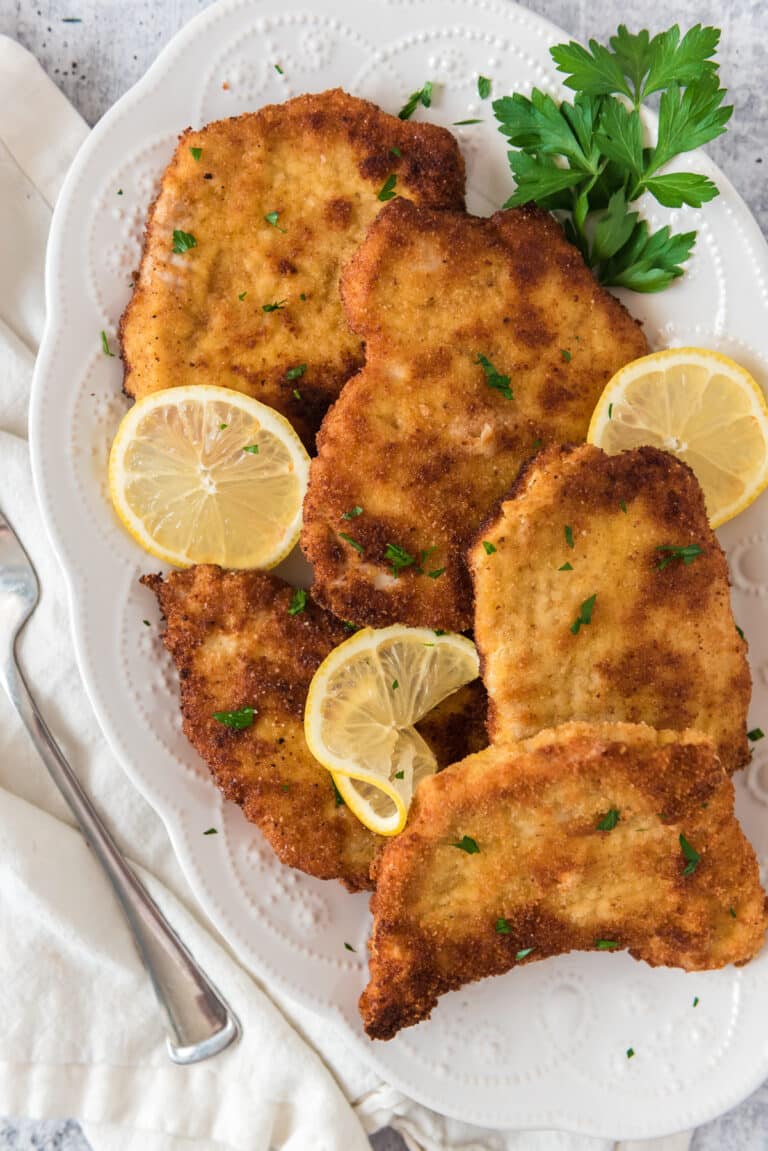 German Pork Schnitzel - The Gingered Whisk