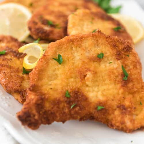 German Pork Schnitzel - The Gingered Whisk