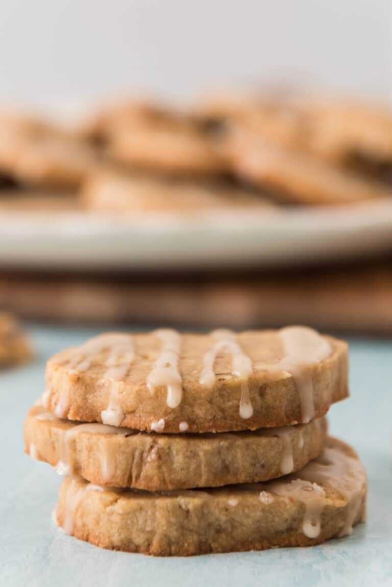 Sourdough Maple Walnut Cookies - The Gingered Whisk