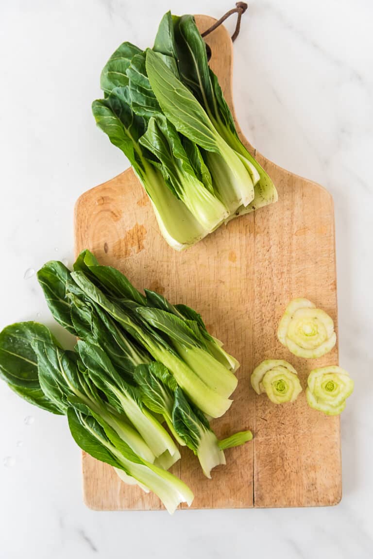 Stir-Fried Baby Bok Choy - The Gingered Whisk