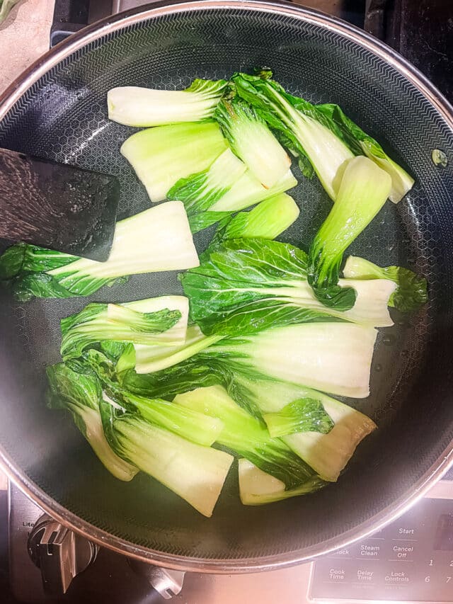 Stir-Fried Baby Bok Choy - The Gingered Whisk